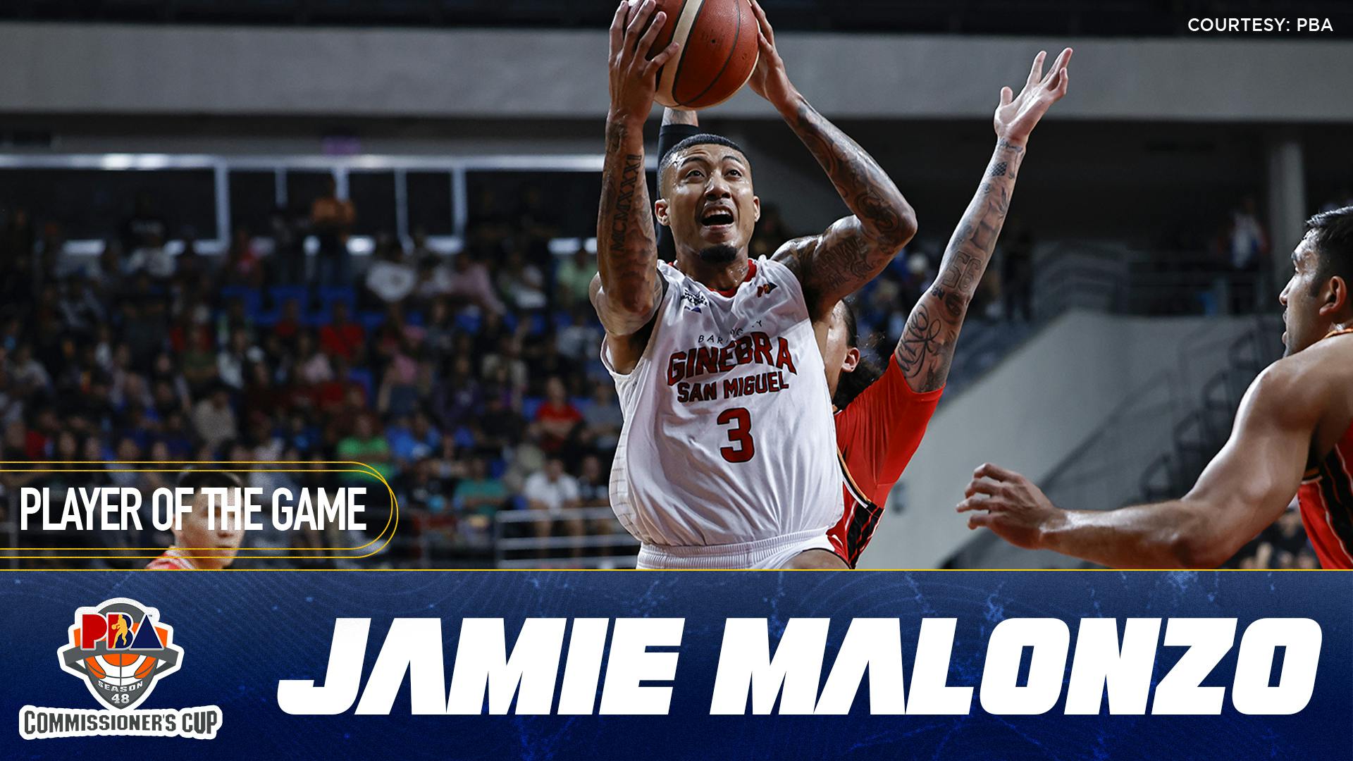 PBA: Jamie Malonzo makes 21 for Ginebra to win quarterfinals | OneSports.PH