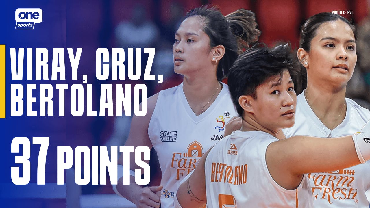 Caitlin Viray, Rizza Cruz, Alyssa Bertolano power Farm Fresh reverse ...