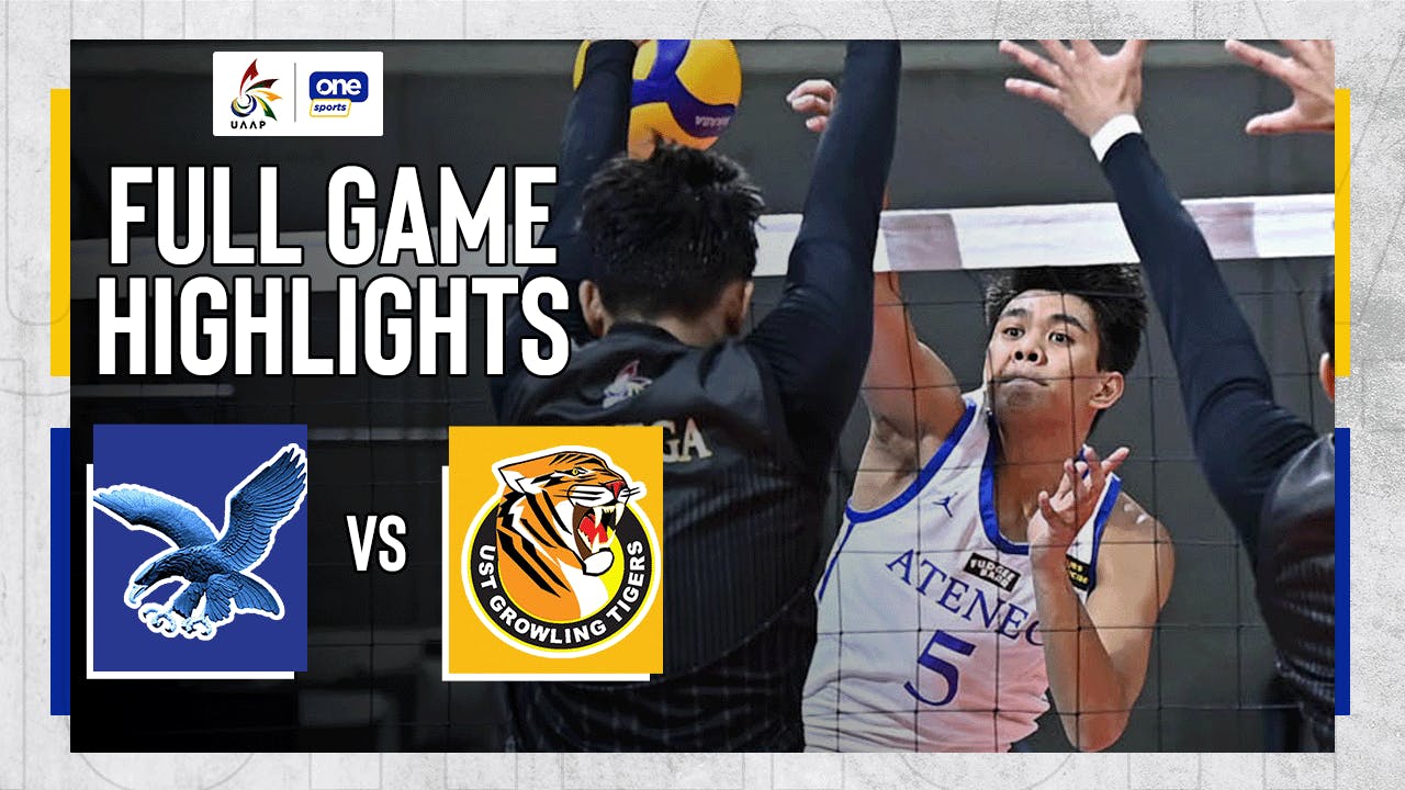 UAAP Game Highlights: ADMU repeats five-set victory over UST | OneSports.PH