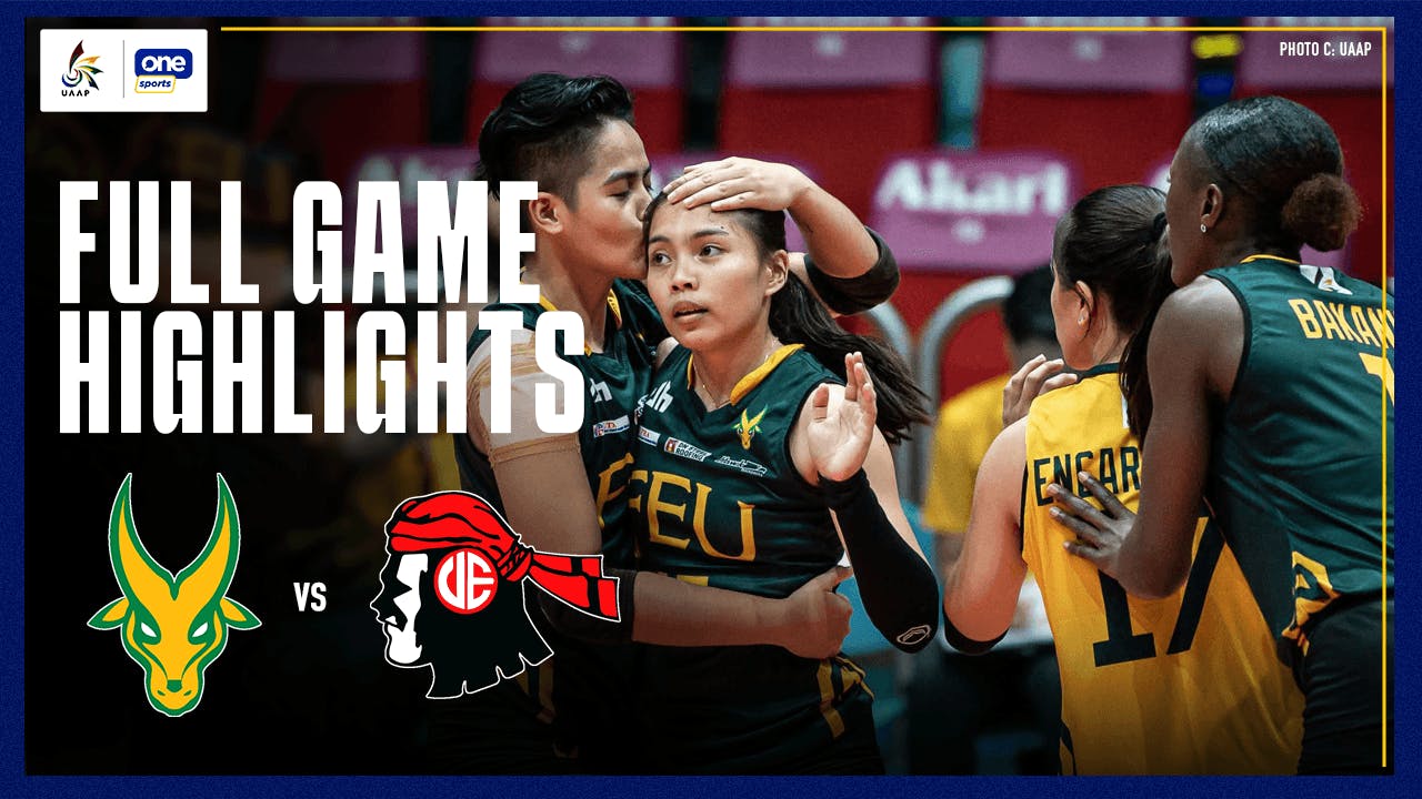FEU rises to solo second after sweep of UE | UAAP Highlights | OneSports.PH