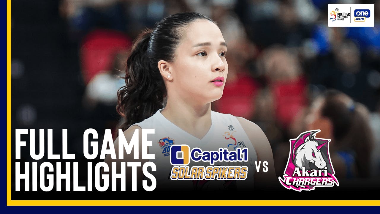PVL Game Highlights: Akari Chargers outshine Capital1 Solar Spikers ...