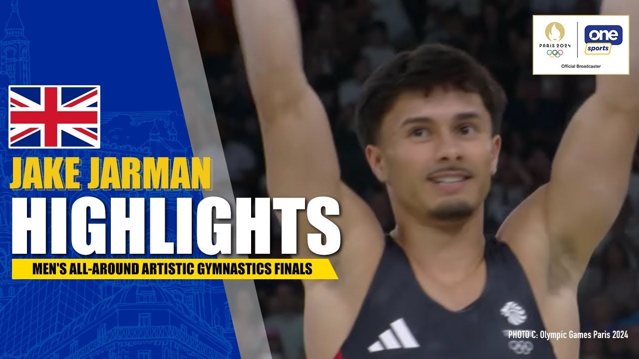 Jake Jarman finishes seventh in all-around event | Gymnastics | Paris ...