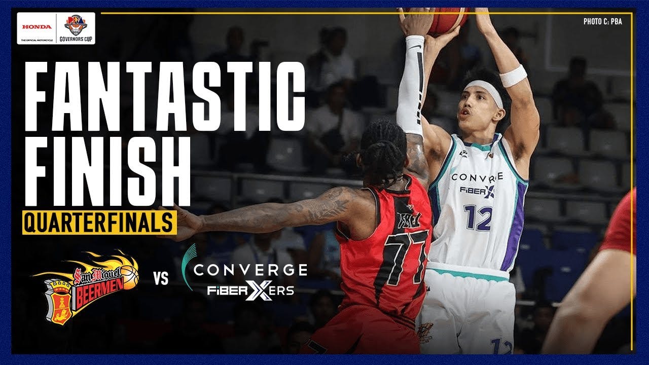 Converge FiberXers dramatic finish vs San Miguel Beermen in Game 3 ...