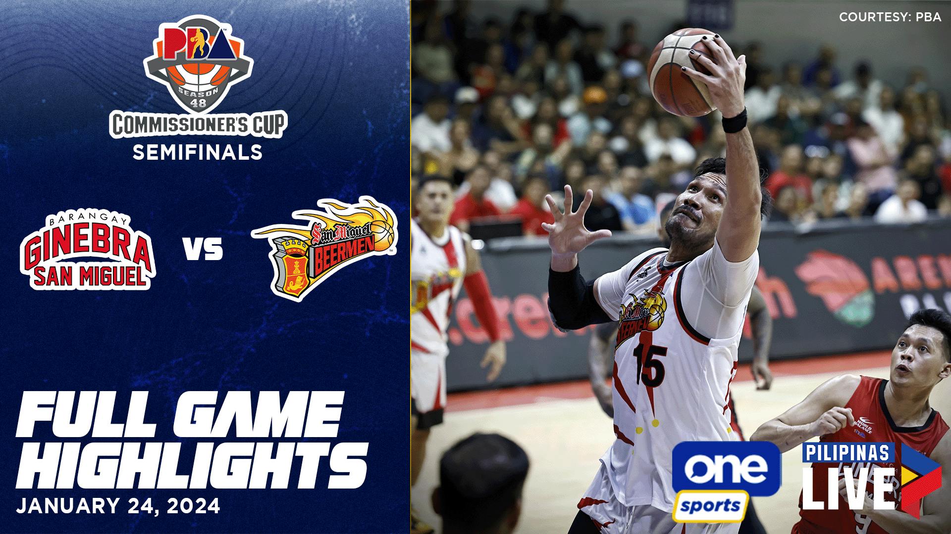 PBA: Beermen survive wild Game 1 vs. Ginebra | OneSports.PH