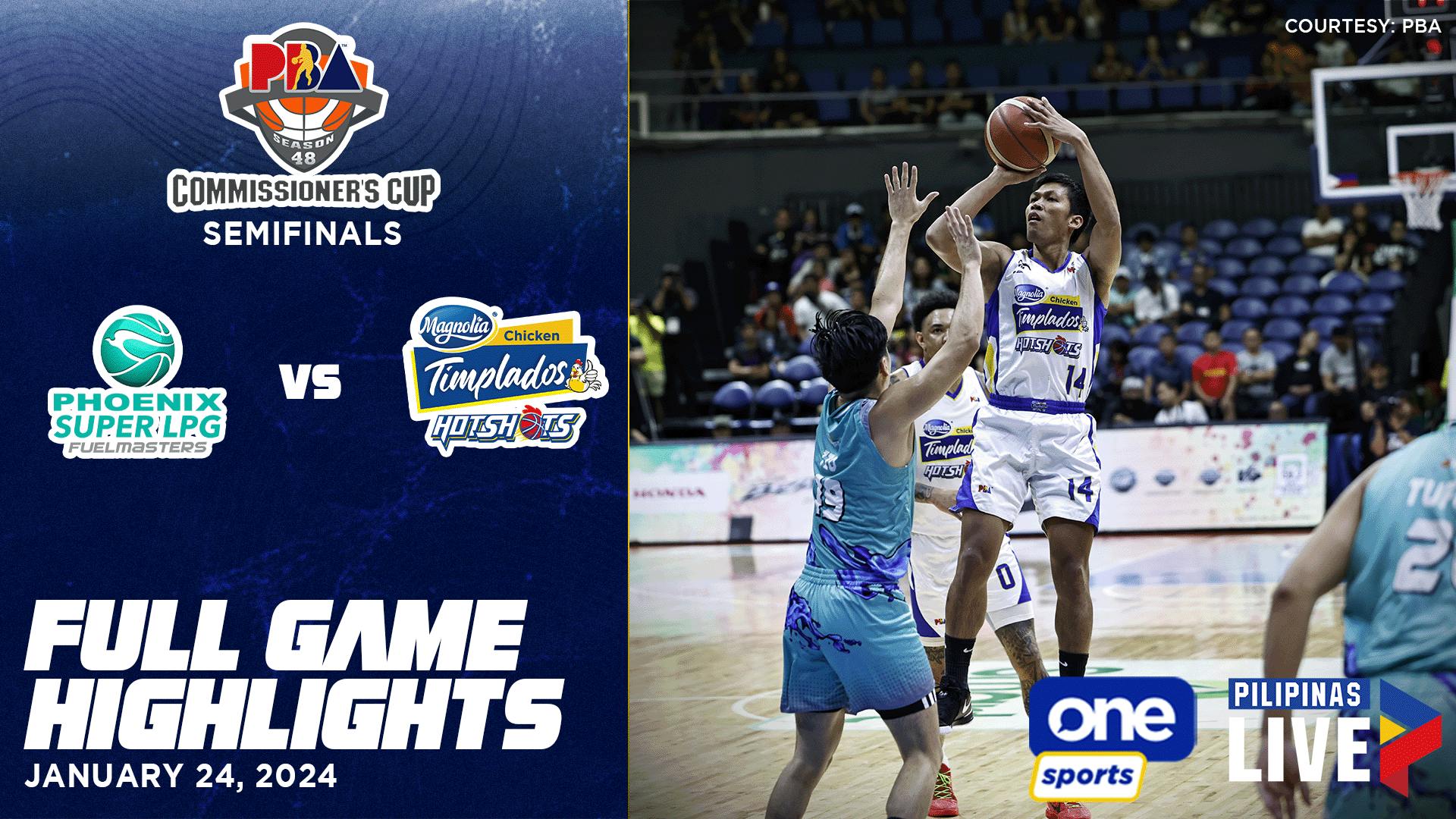 PBA: Hotshots win 9th straight vs. Phoenix to take early semis lead | OneSports.PH