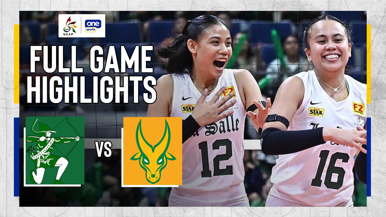 UAAP Game Highlights: Champion DLSU rolls to 5th straight win ...