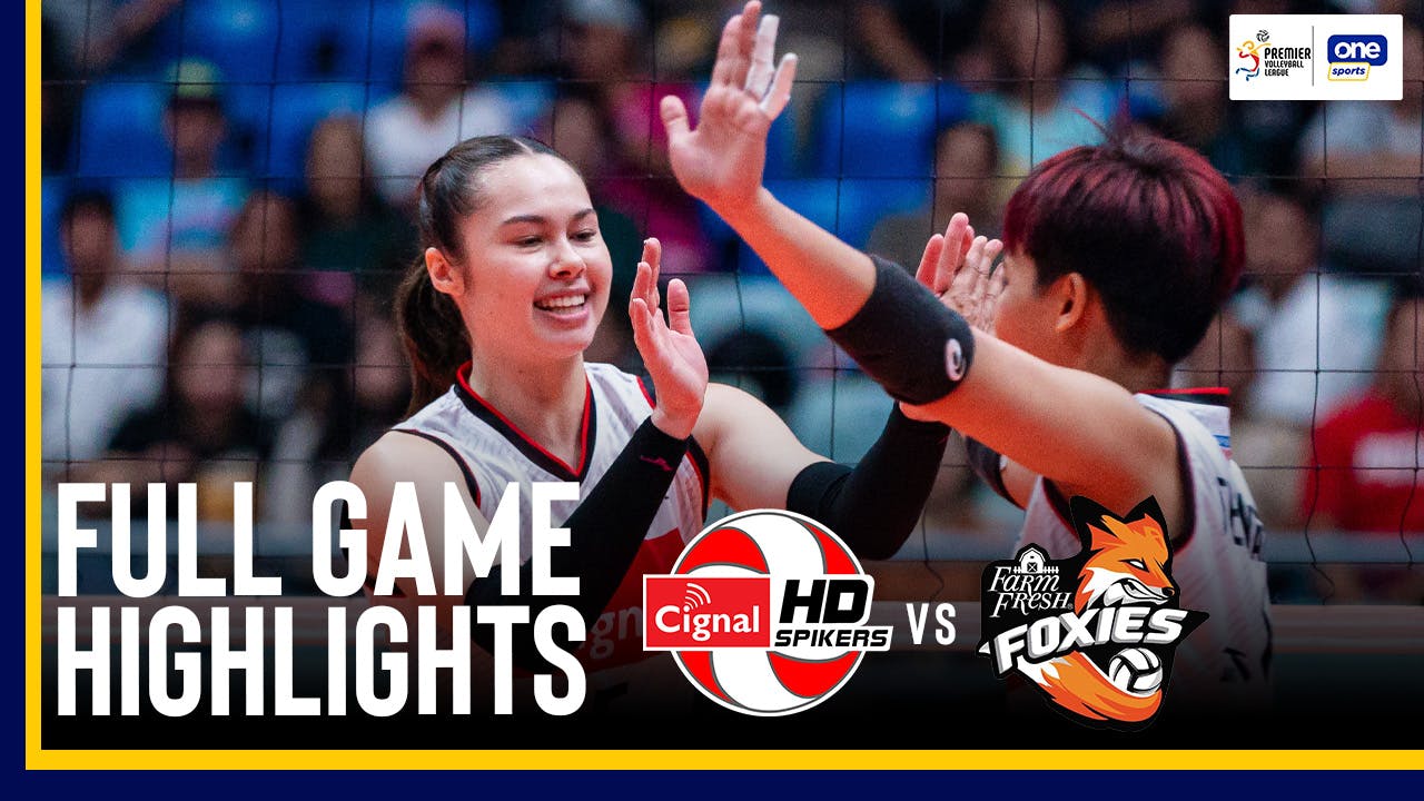 Cignal scores first sweep of 2024-25 All-Filipino Conference | PVL highlights | OneSports.PH