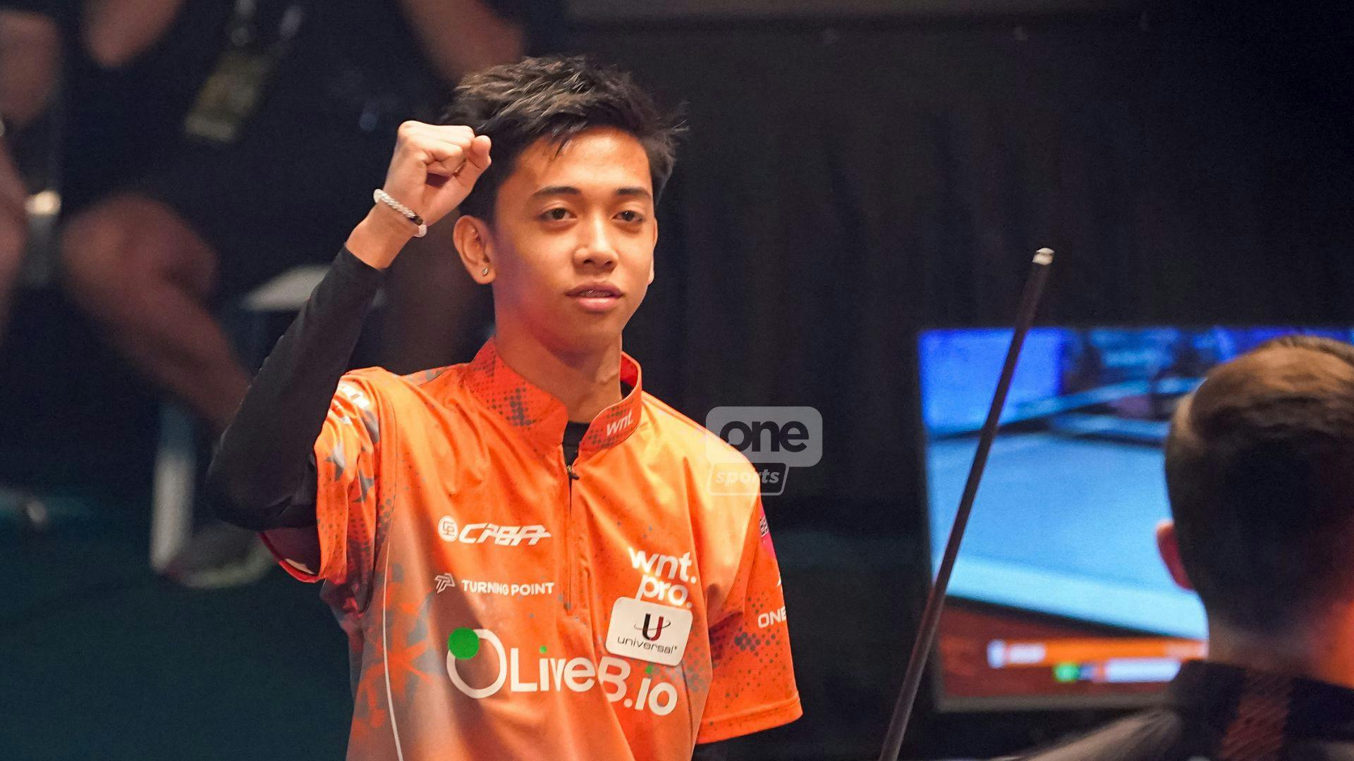 19-year-old AJ Manas shakes off jitters, shines in first Reyes Cup for ...