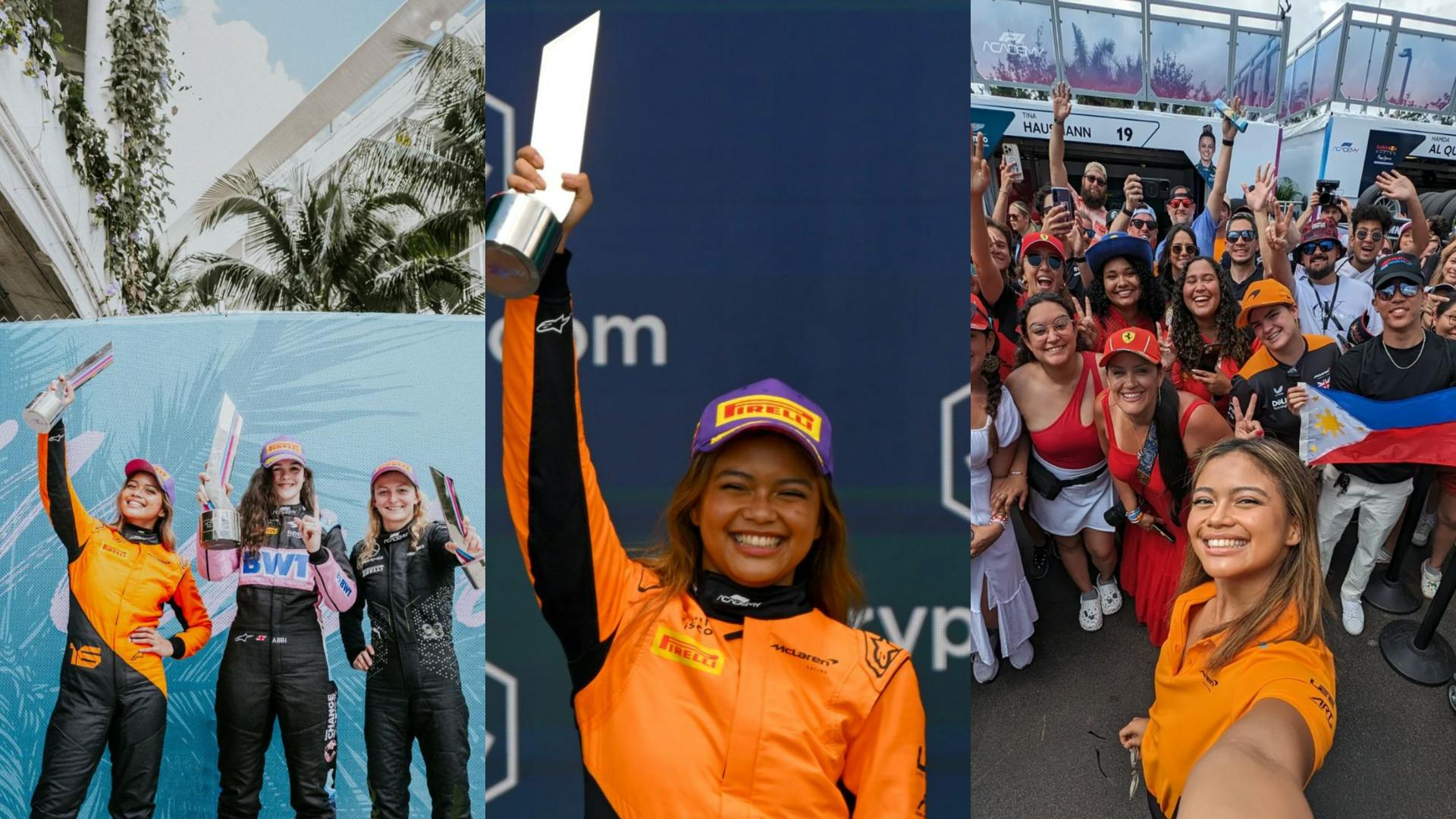 McLaren's Bianca Bustamante takes first podium of 2024 F1 Academy ...