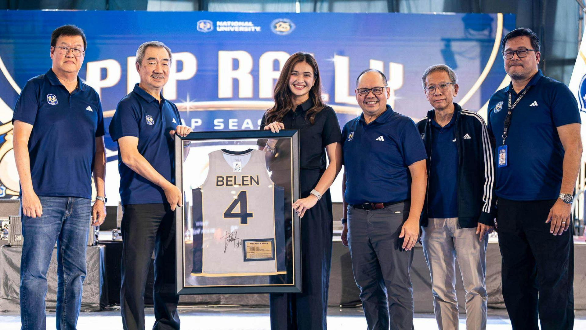 National University officially retires Bella Belen's No. 4 jersey in ...