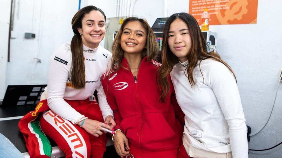 Filipina racer Bianca Bustamante's F1 Academy teammate Marta Garcia ...