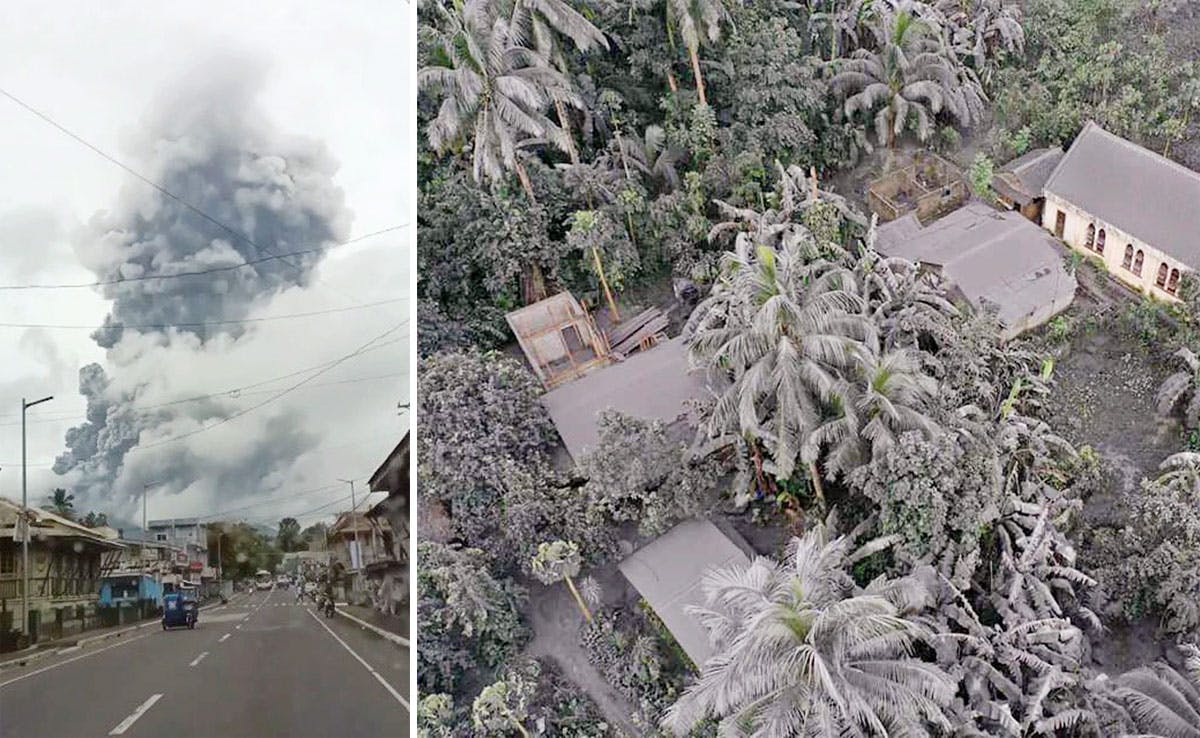 Bulusan Spews Ash; Alert Level 1 Raised | OneNews.PH