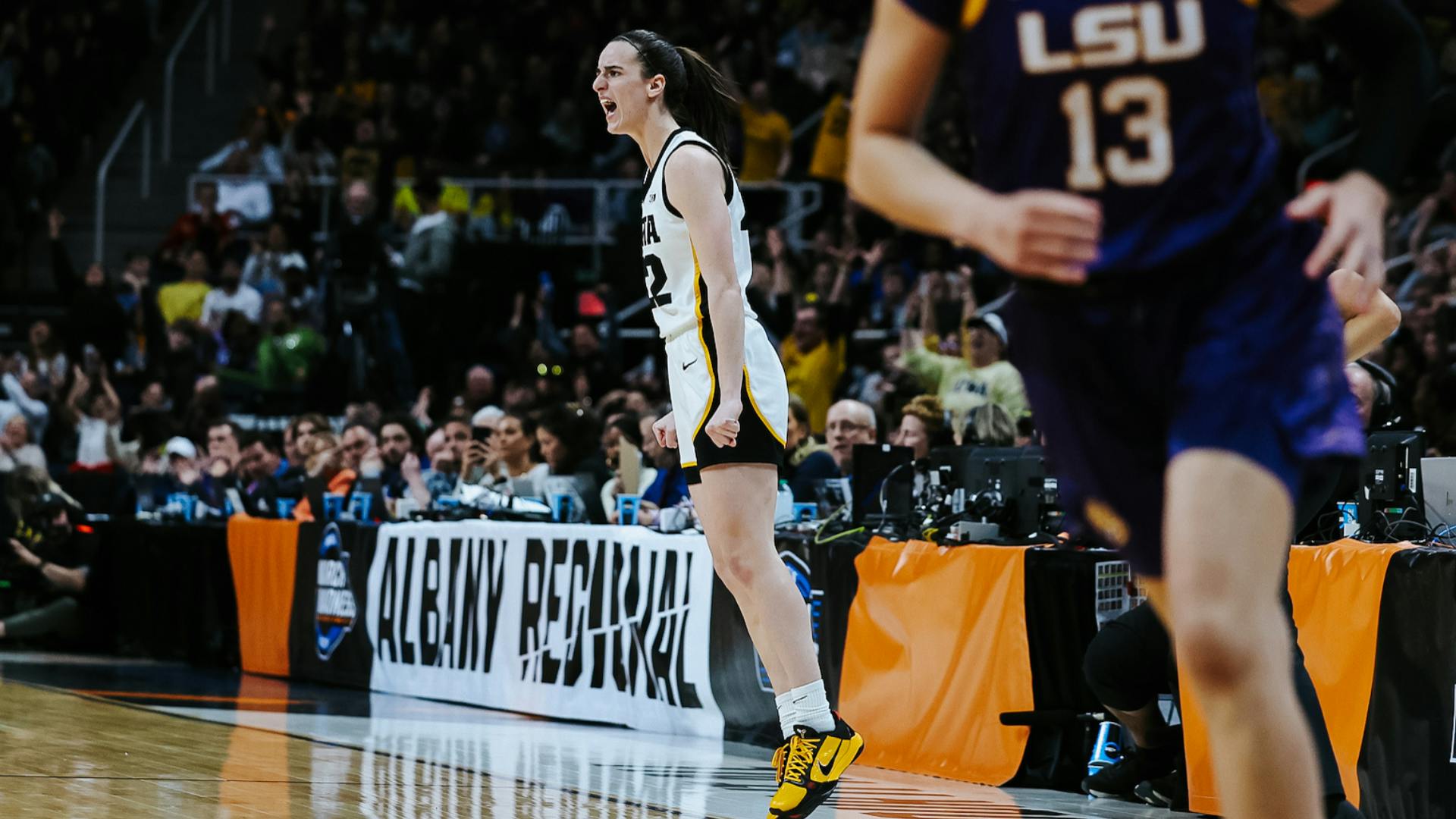 Caitlin Clark scores 41, no. 1 Iowa eliminates champion LSU in NCAA ...