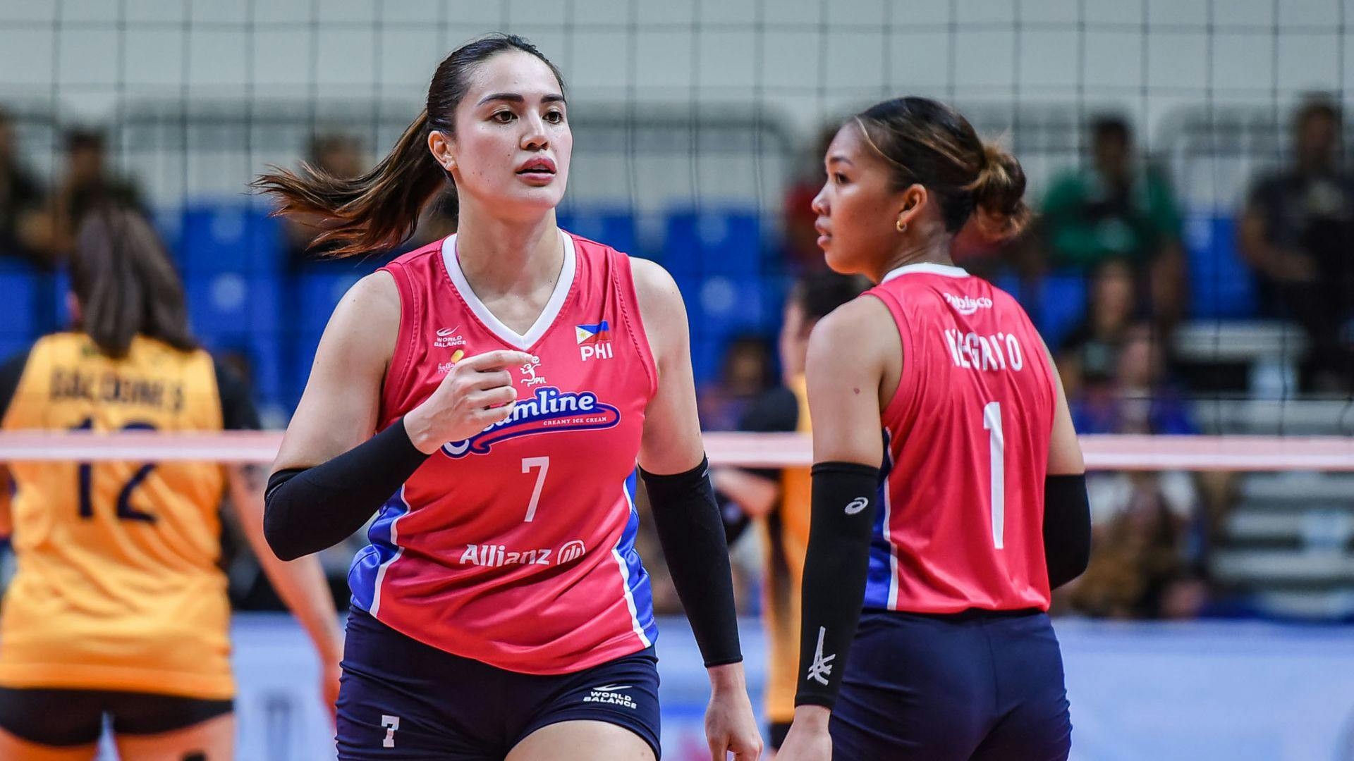Michele Gumabao, Creamline gun for win No. 2 against Akari in PVL on ...