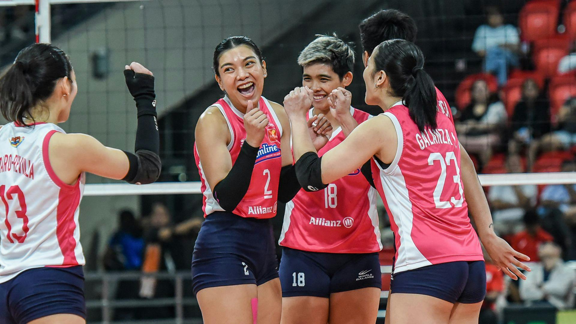Creamline extends winning streak to eight after sweeping Chery Tiggo in ...