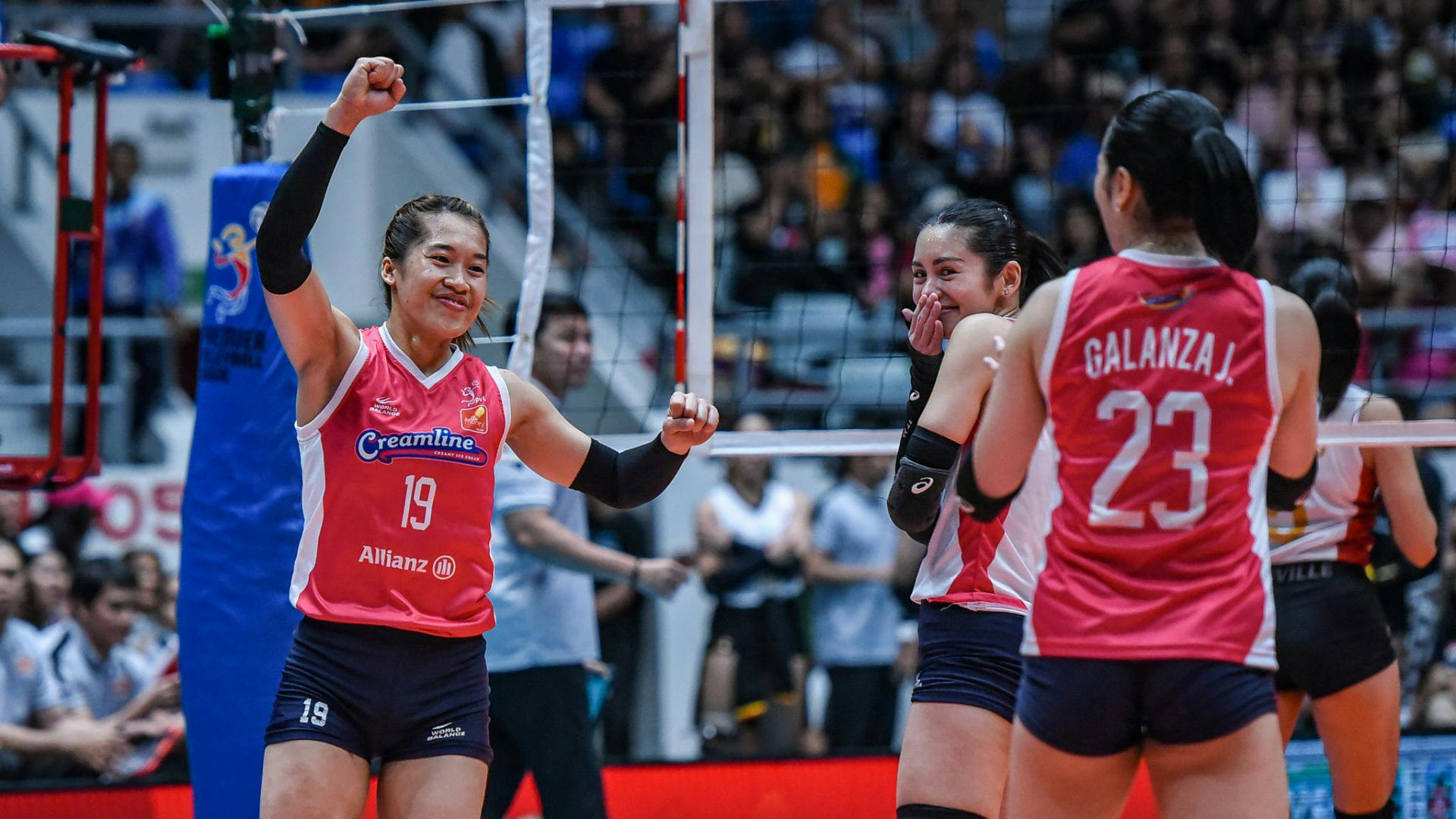 Bernadeth Pons, Creamline aim for smooth PVL quarterfinal entry against ...