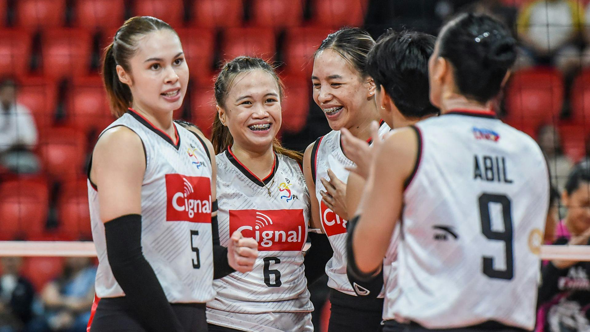 Cignal locks up no. 3 seed after dominant sweep vs Akari in PVL All ...
