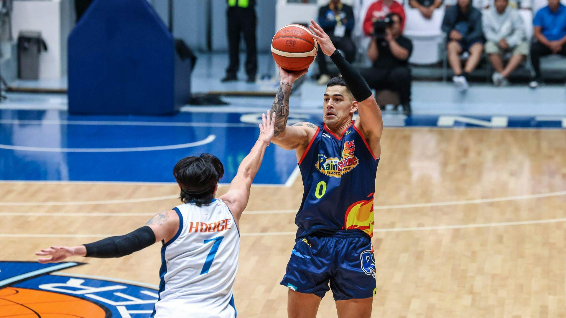 Why did Caelan Tiongson sit out Rain or Shine’s match vs Blackwater ...