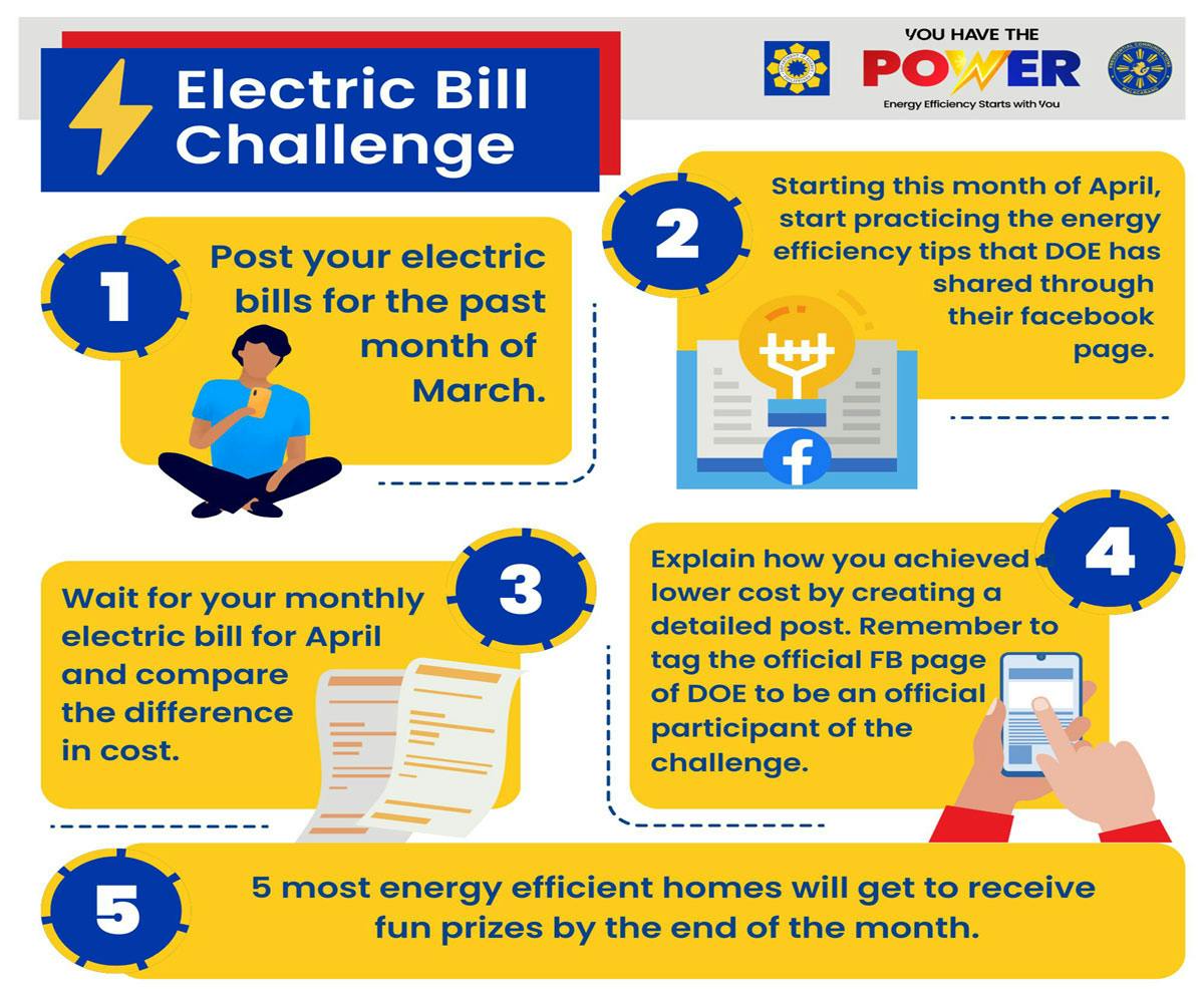 ‘Conserve Electricity, Join Electric Bill Challenge’ | OneNews.PH