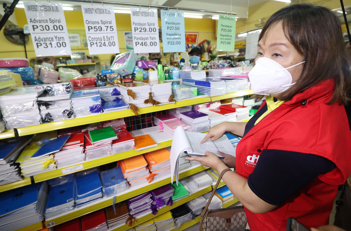 DTI Issues School Supplies Price Guide | OneNews.PH