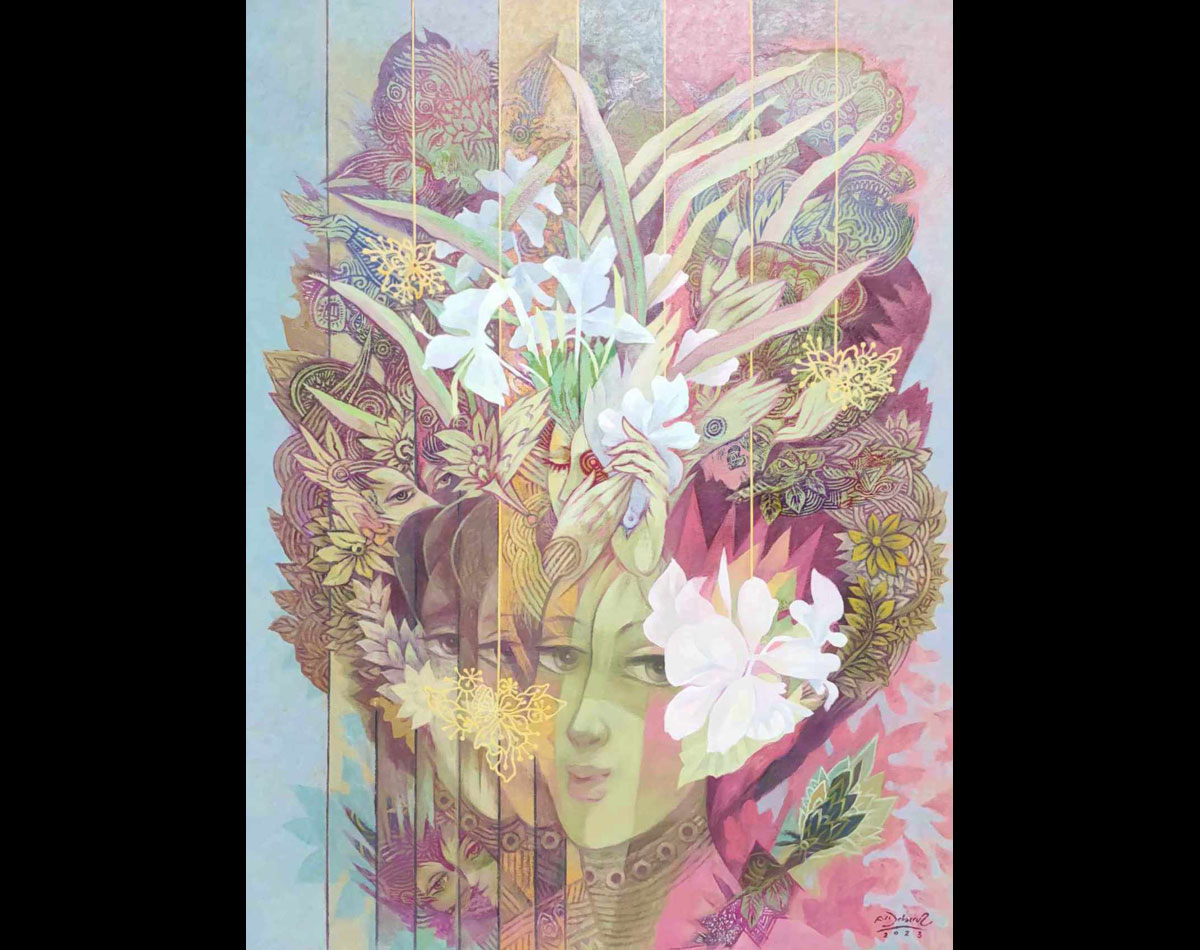 Fil Delacruz’s Colorful ‘Diwata’ Artworks Grace Conrad Manila | OneNews.PH