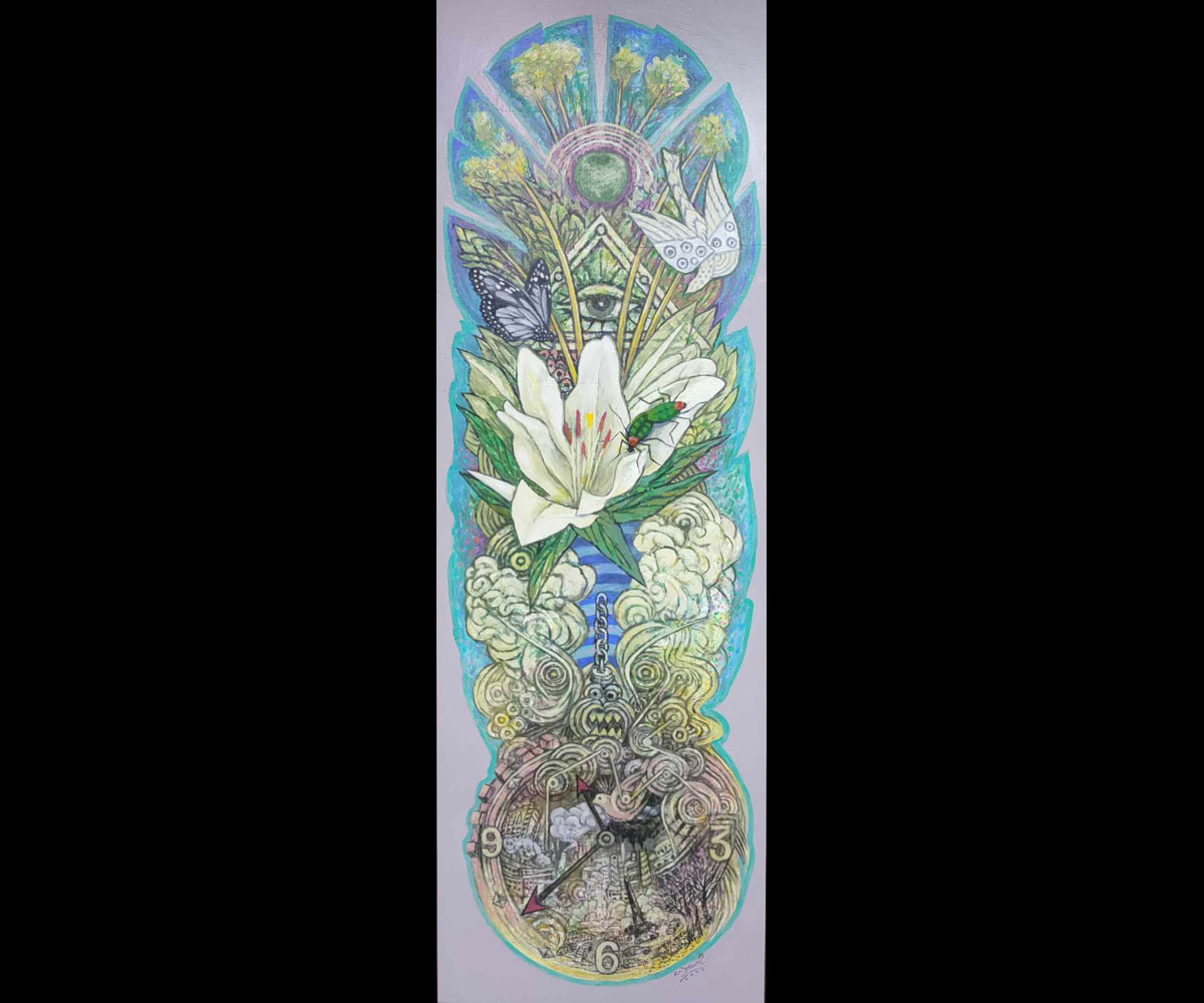 Fil Delacruz’s Colorful ‘Diwata’ Artworks Grace Conrad Manila | OneNews.PH