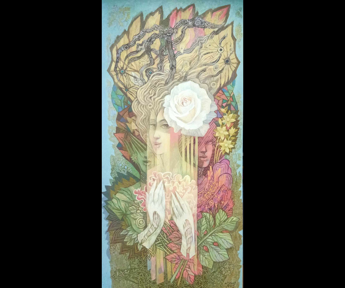 Fil Delacruz’s Colorful ‘Diwata’ Artworks Grace Conrad Manila | OneNews.PH