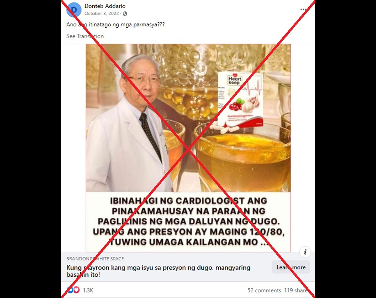 FACT CHECK: Adverts Make False Claims About Unregistered Heart ...