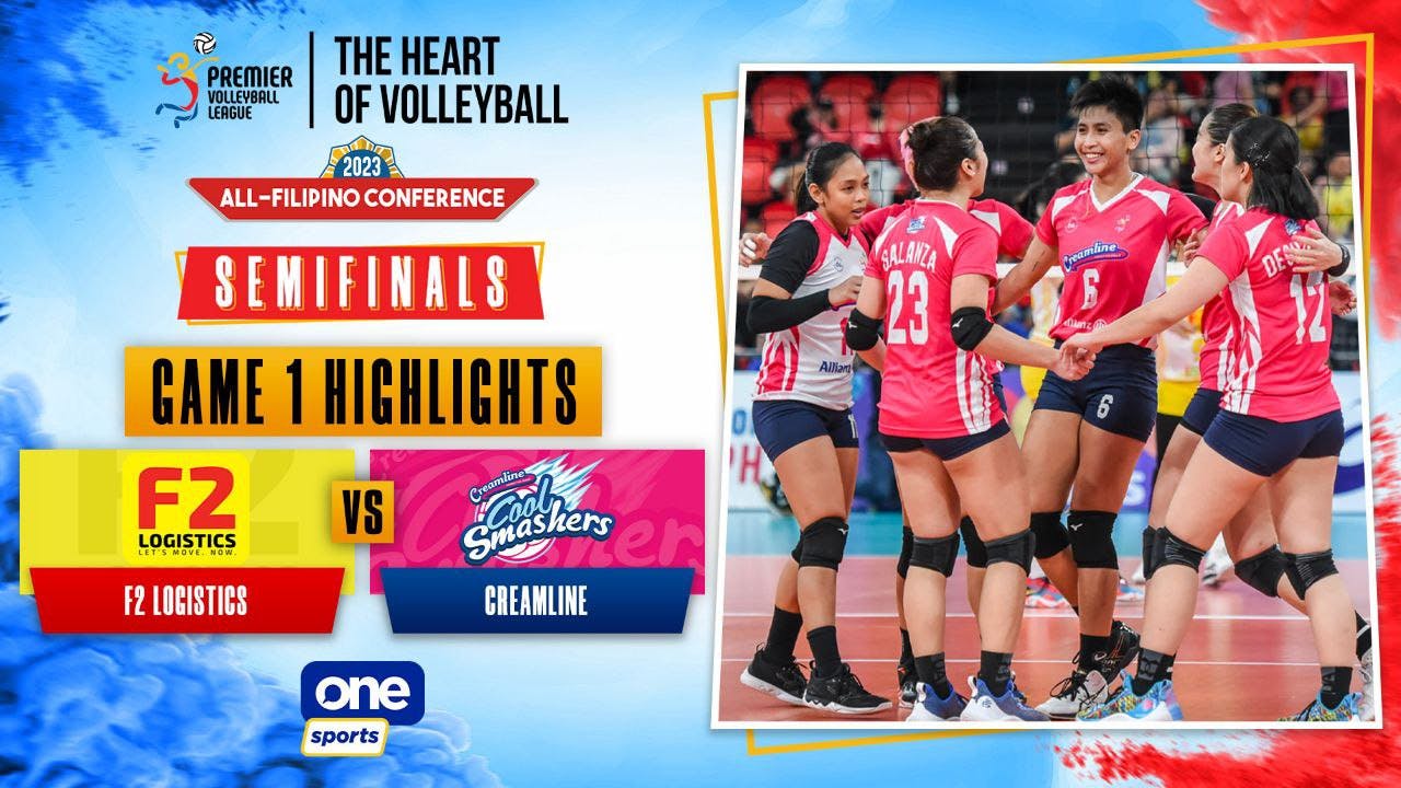Creamline takes Game 1 versus F2 Logistics | OneSports.PH