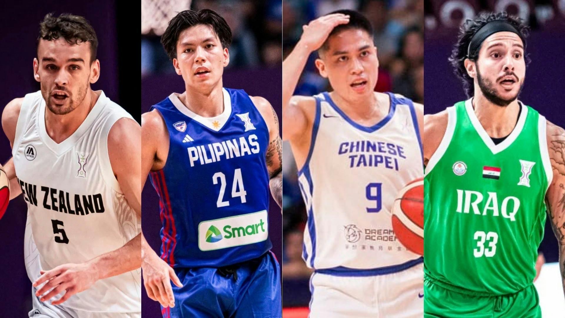 Gilas Pilipinas trail New Zealand, Chinese Taipei in Group D of FIBA ...