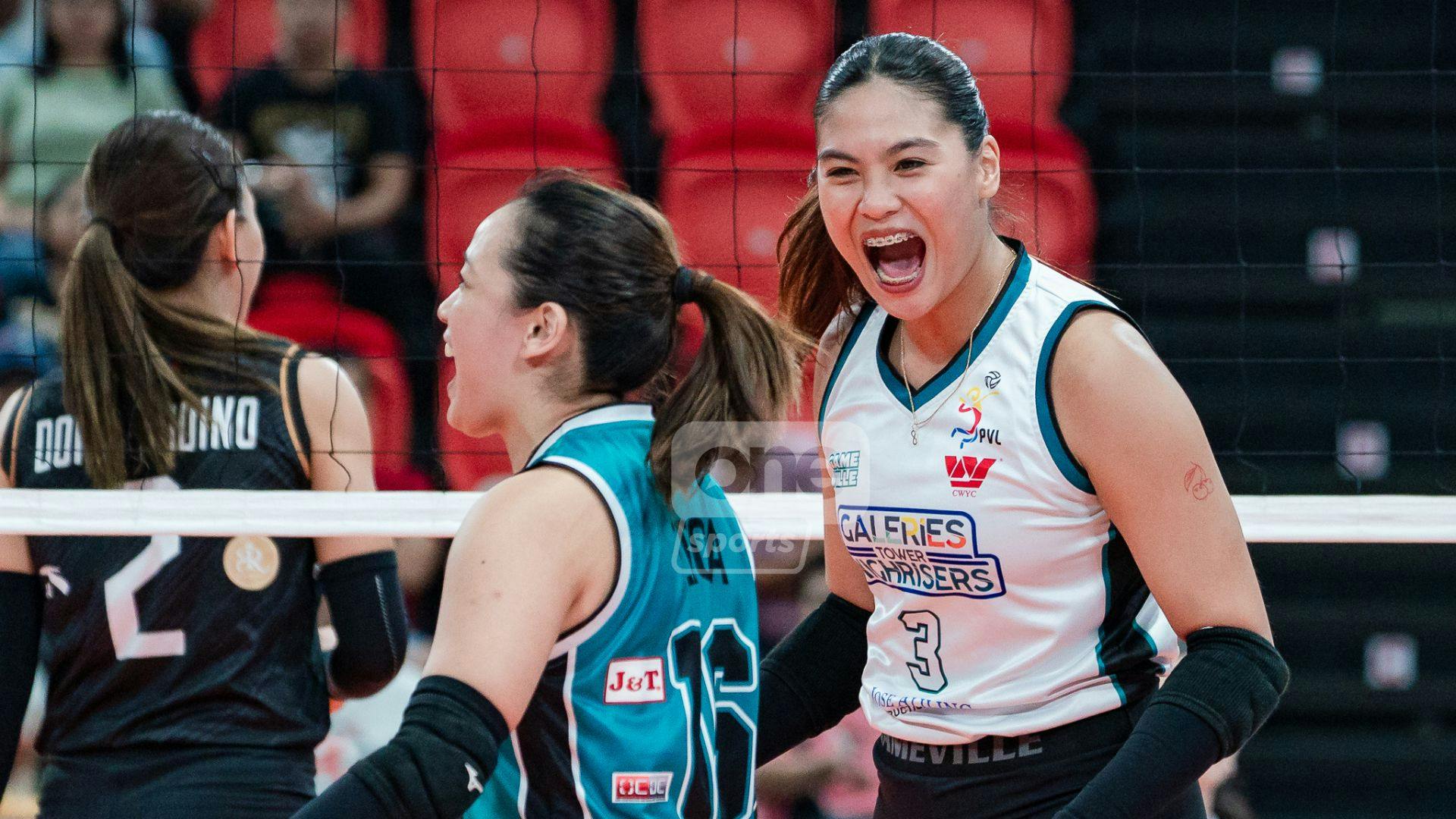 Galeries Tower stuns Cignal in four sets, advances to PVL All-Filipino ...
