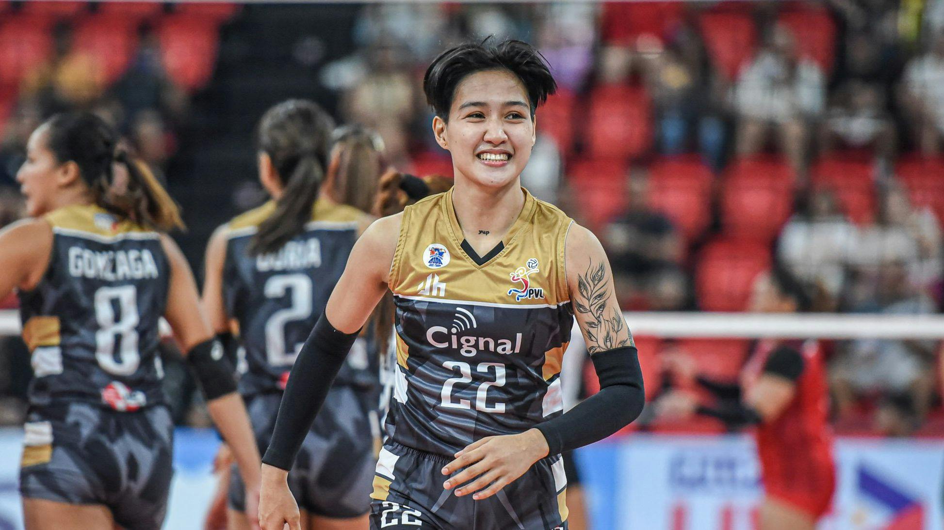 Cignal setter Gel Cayuna looks forward to clash vs foreign teams ...