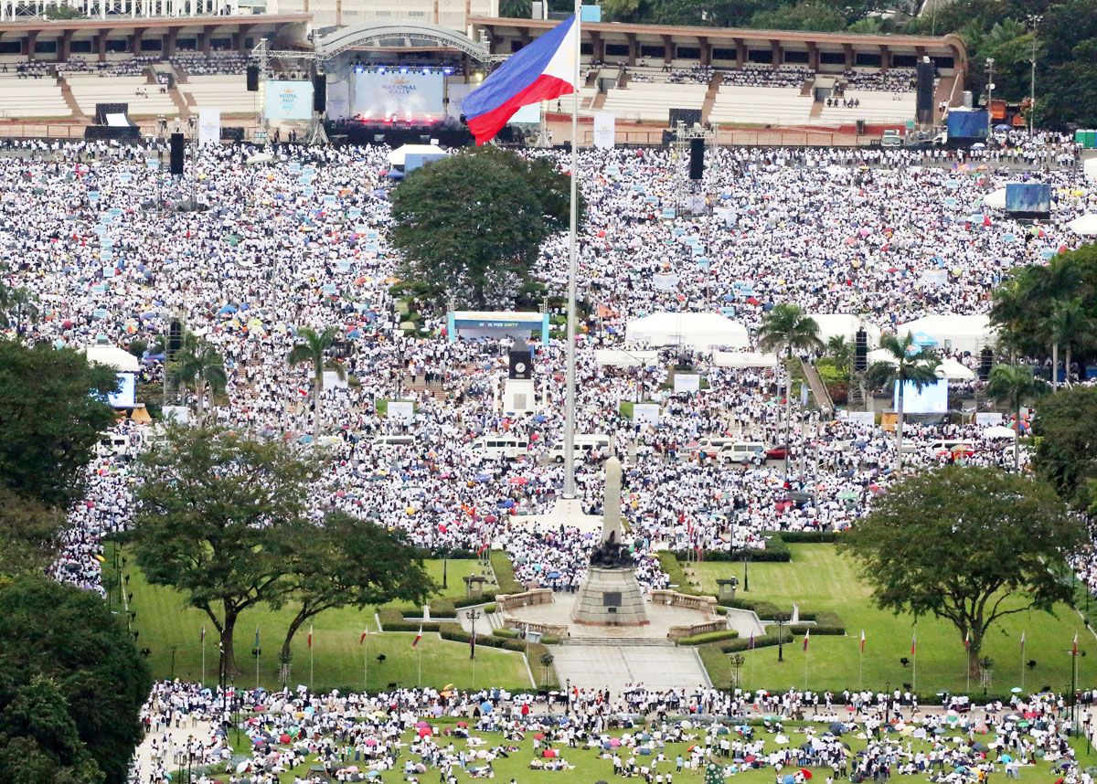 Mammoth INC Rally Calls For Peace, Unity | OneNews.PH