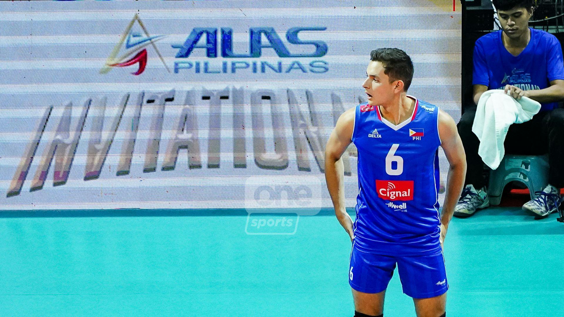 Jackson Reed introduces himself to Alas Pilipinas supporters after ...