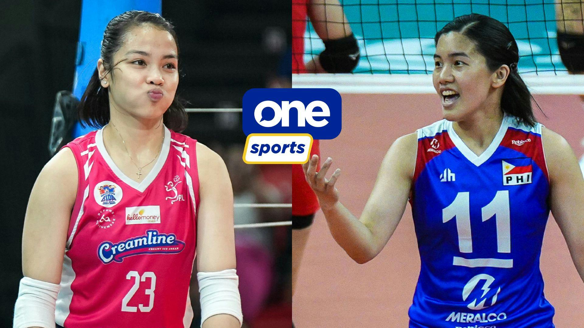 Jema Galanza glad to reunite with fellow Creamline MVP Jia de Guzman ...