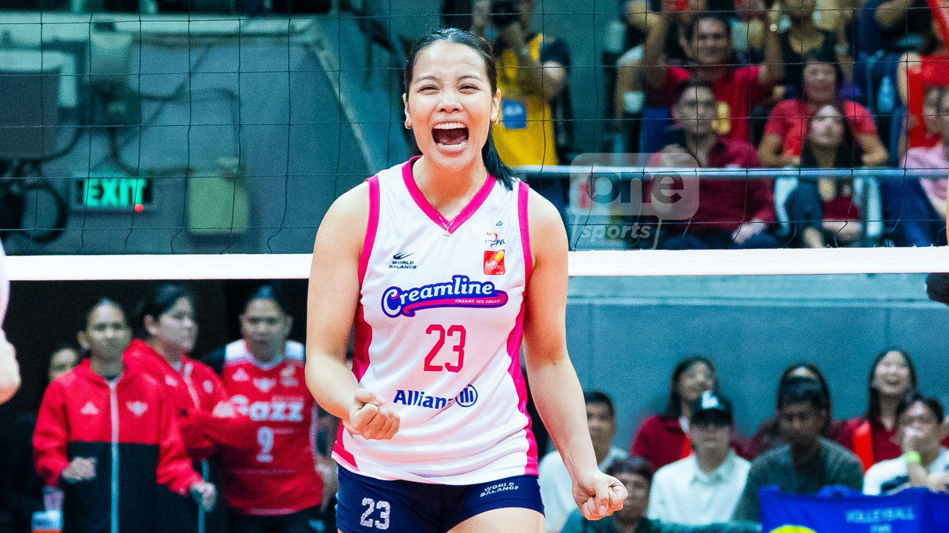 Jema Galanza vows all-out effort in Creamline’s winner-take-all Game 3 ...