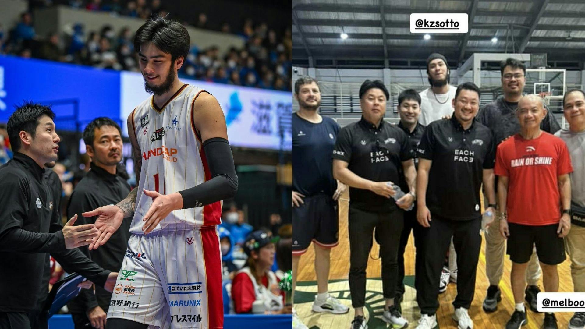Kai Sotto, Koshigaya's coach Anzai link up with Rain or Shine's coach ...