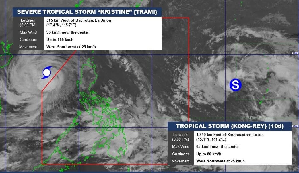 Kristine Exits PAR; New Cyclone Looms | OneNews.PH