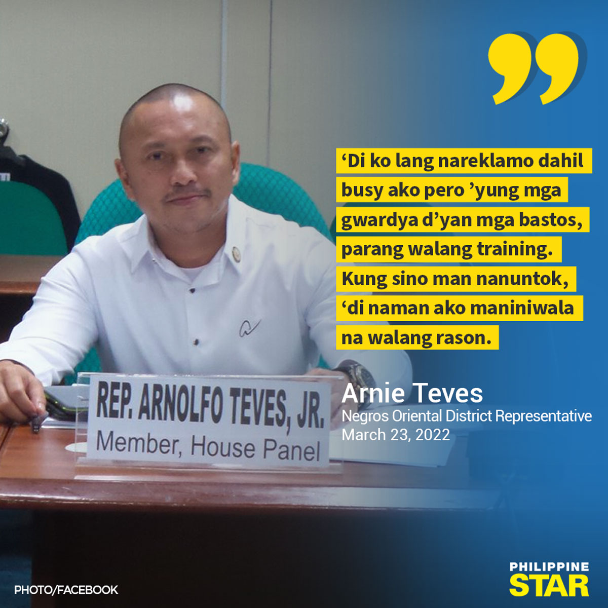 Congressman’s Son Who Beat Up Security Guard Resigns As Negros Oriental ...