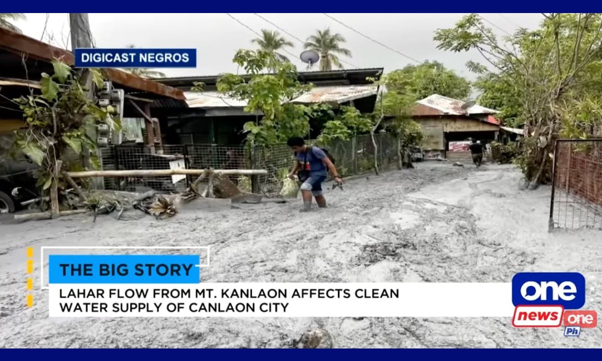 WITH VIDEO: Lahar Monitored In Waterways Around Kanlaon | OneNews.PH