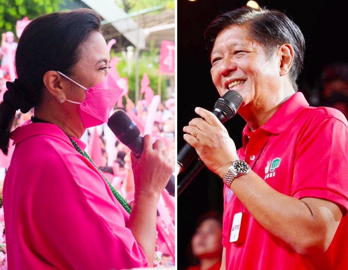 Leni Challenges Bongbong To Debate; Not Happening, Says Marcos Camp ...
