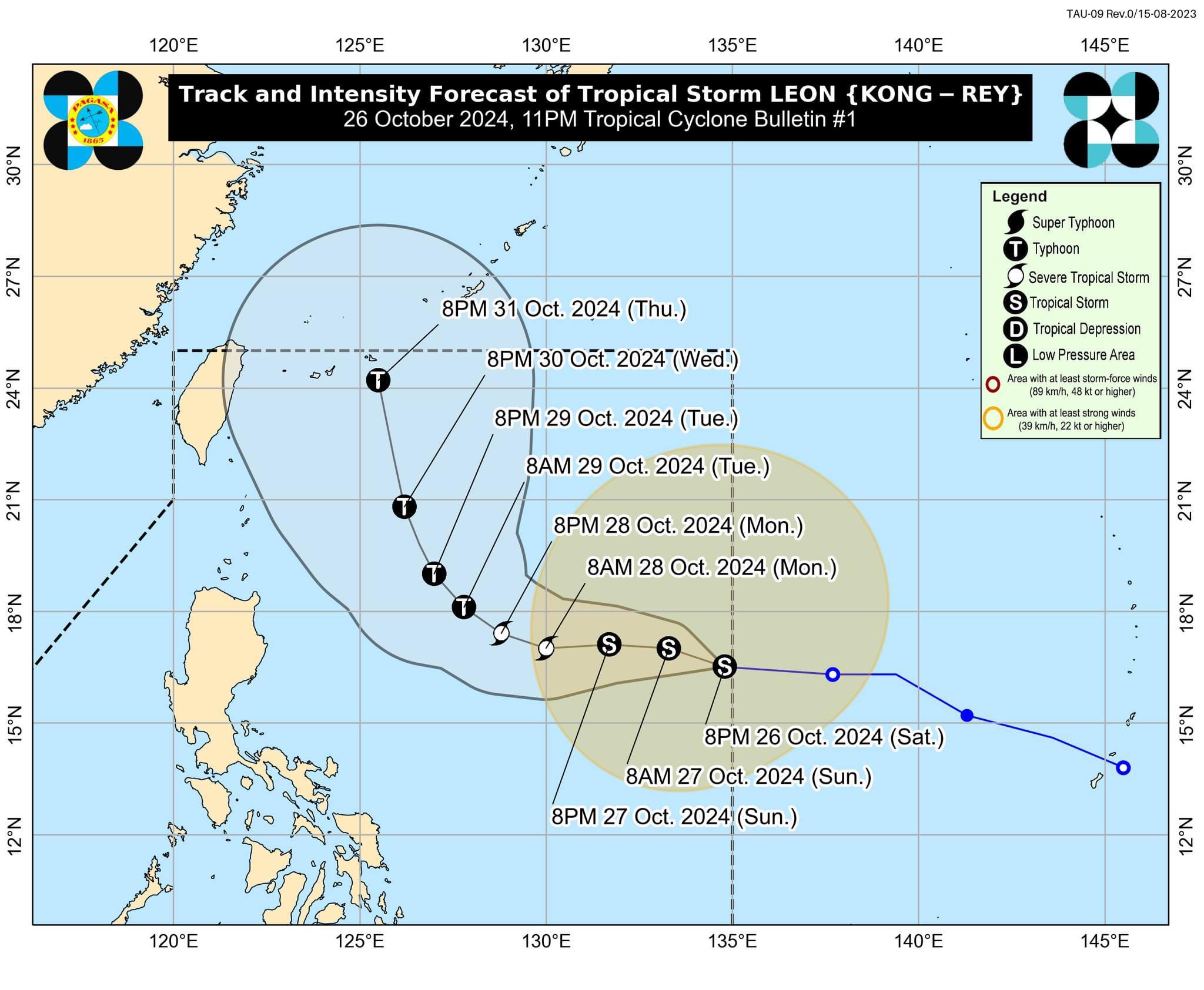 Tropical Storm Leon Enters PAR | OneNews.PH