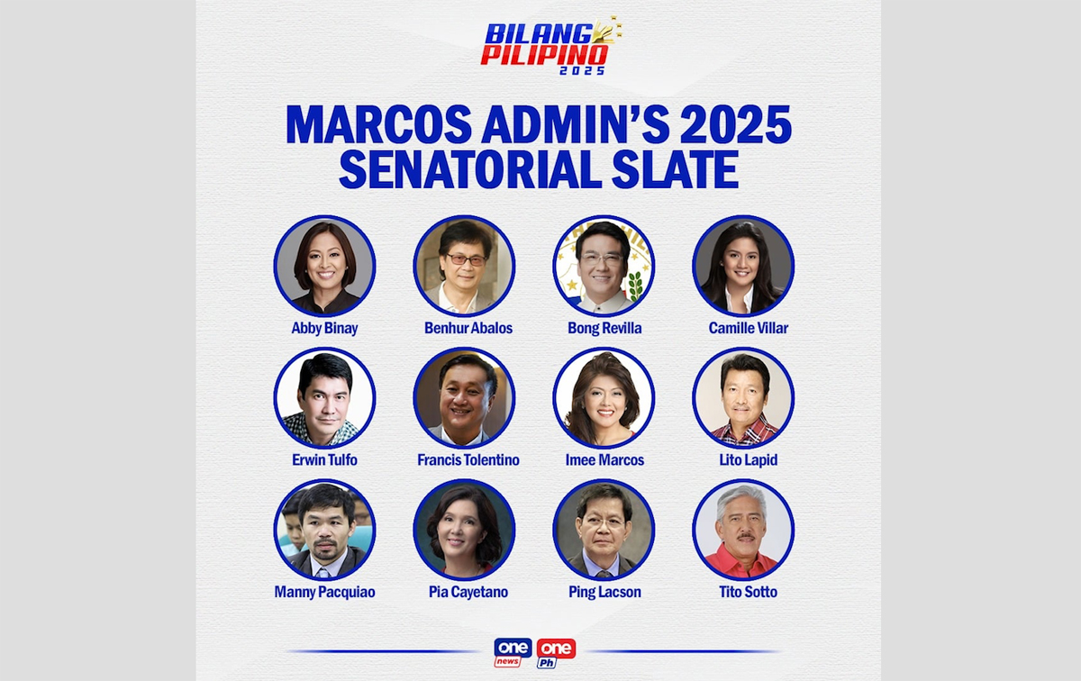 WITH VIDEOS | Marcos Bares Alyansa 2025 Senatorial Slate | OneNews.PH