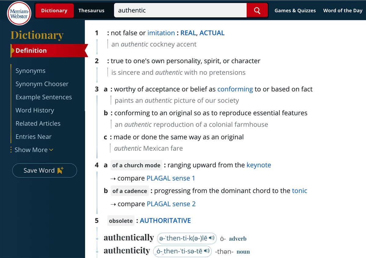 Amid AI, Fakes, ‘Authentic’ Is Word Of The Year | OneNews.PH