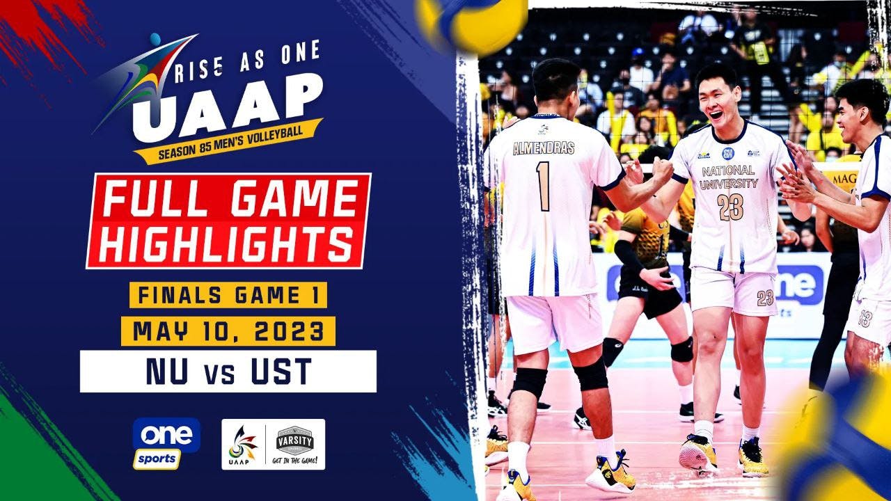 NU nears title sweep with thrilling Game 1 win over UST | OneSports.PH