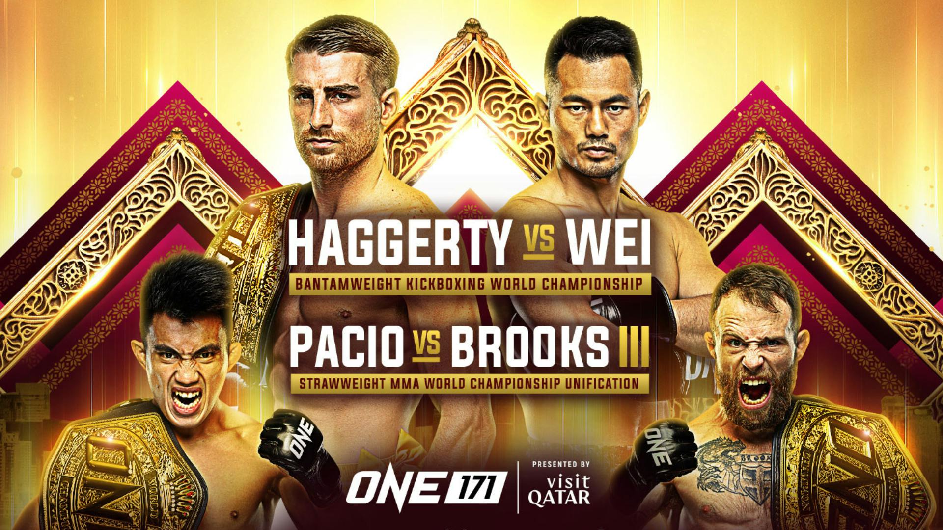 Joshua Pacio-Jarred Brooks grudge match set for ONE 171 in Qatar ...