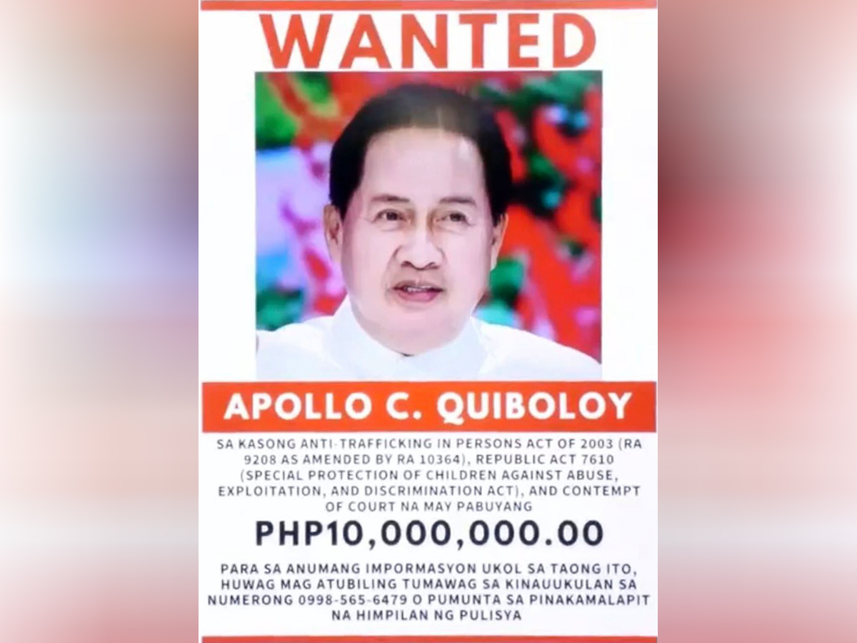 P10-Million Bounty Up For Arrest Of Quiboloy | OneNews.PH