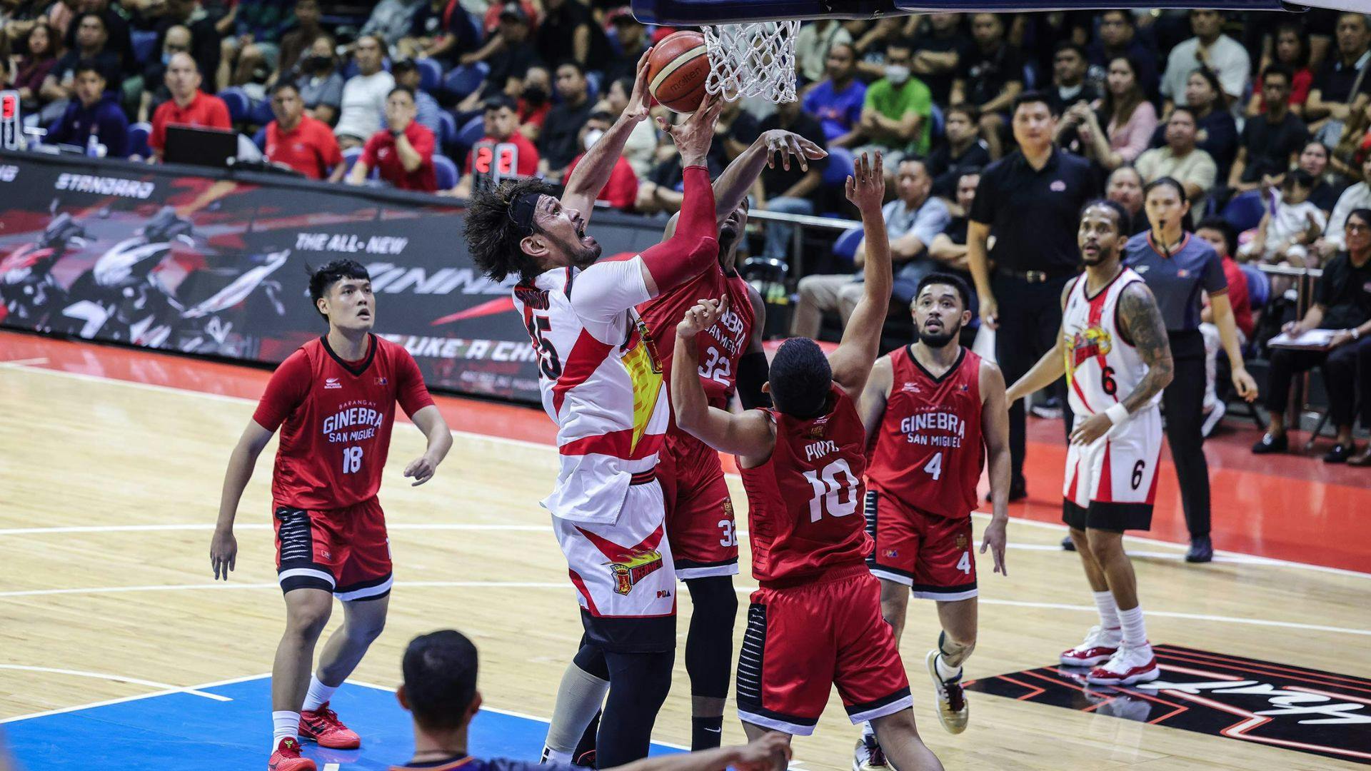 June Mar Fajardo recovers touch as San Miguel rips Ginebra, ties series ...