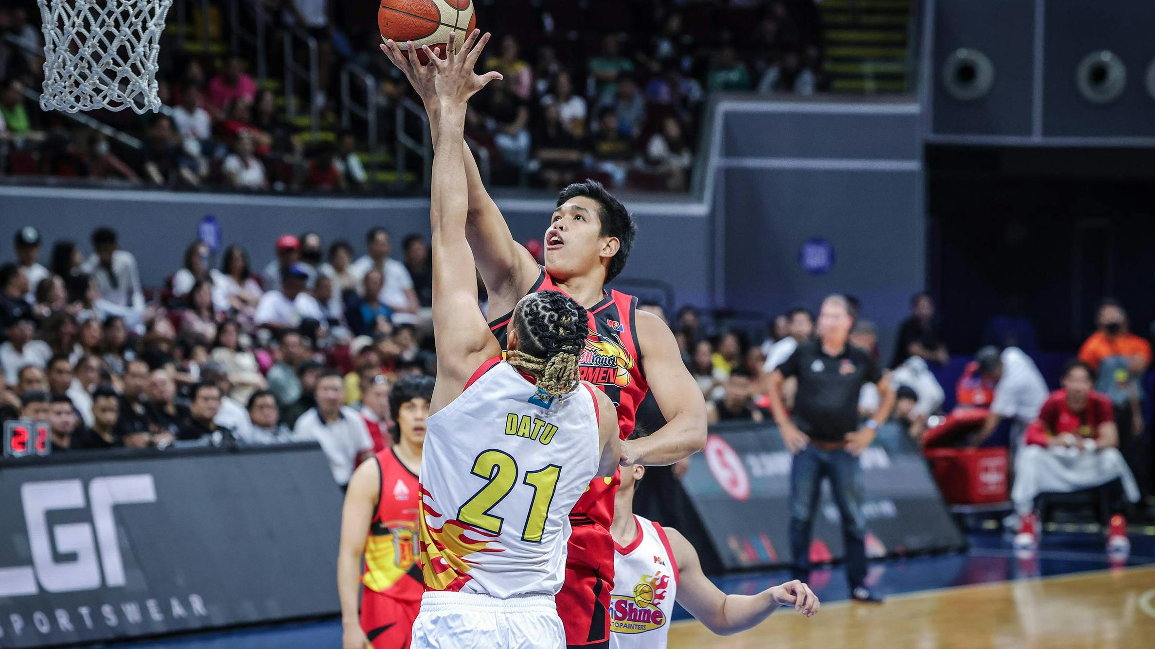 After stellar play in San Miguel’s last two games, Don Trollano hailed ...