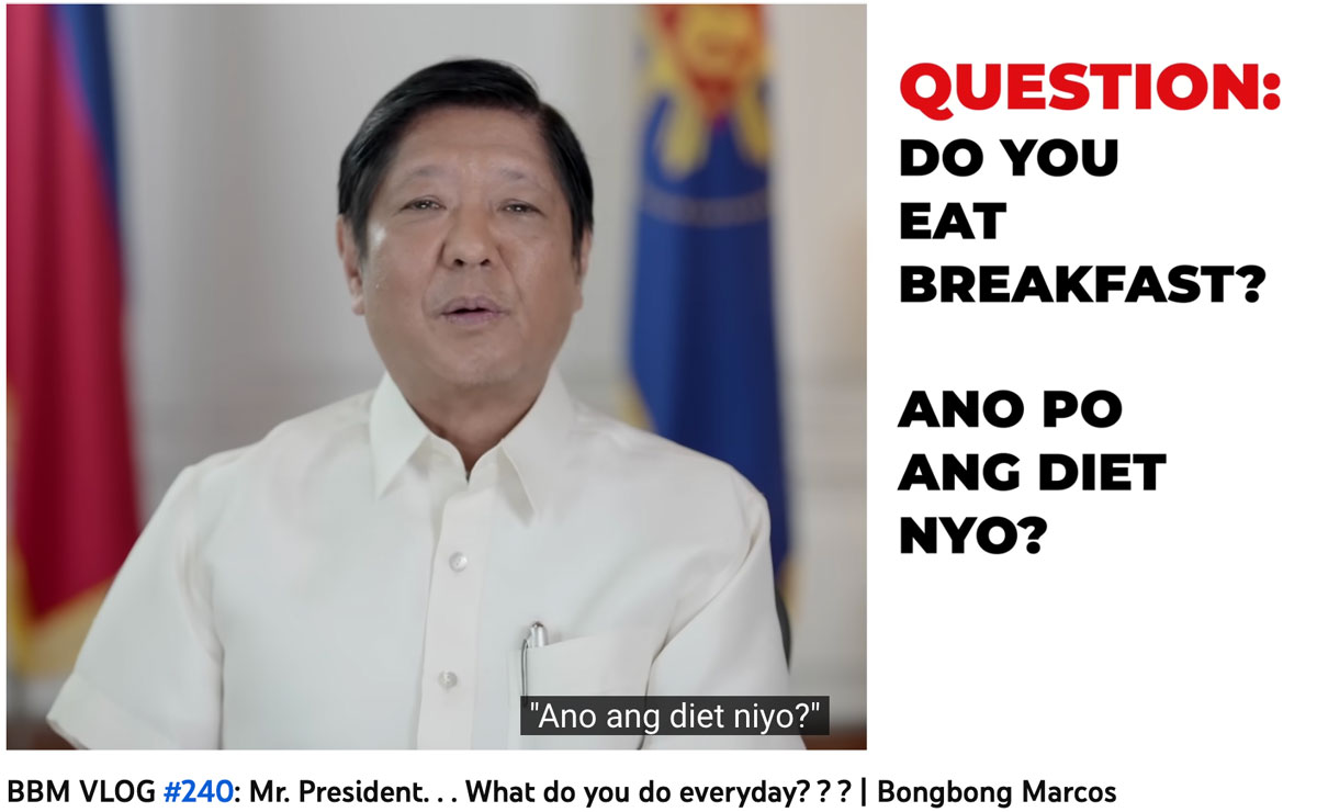 11-Minute Vlog Gives Glimpse Of Marcos Daily Routine | OneNews.PH